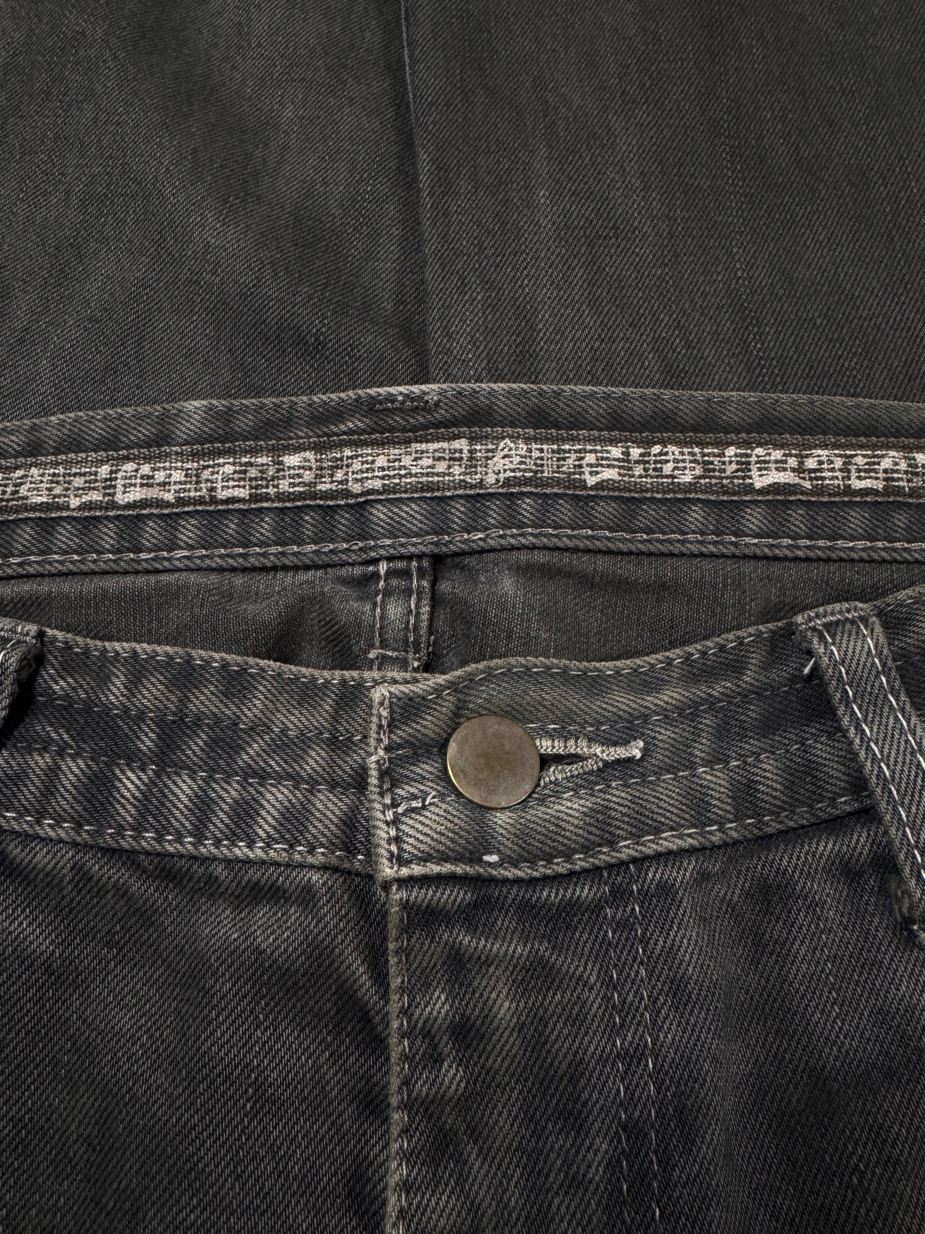 SS08 Number (N)ine “Birds” Mudwash Pain Denim