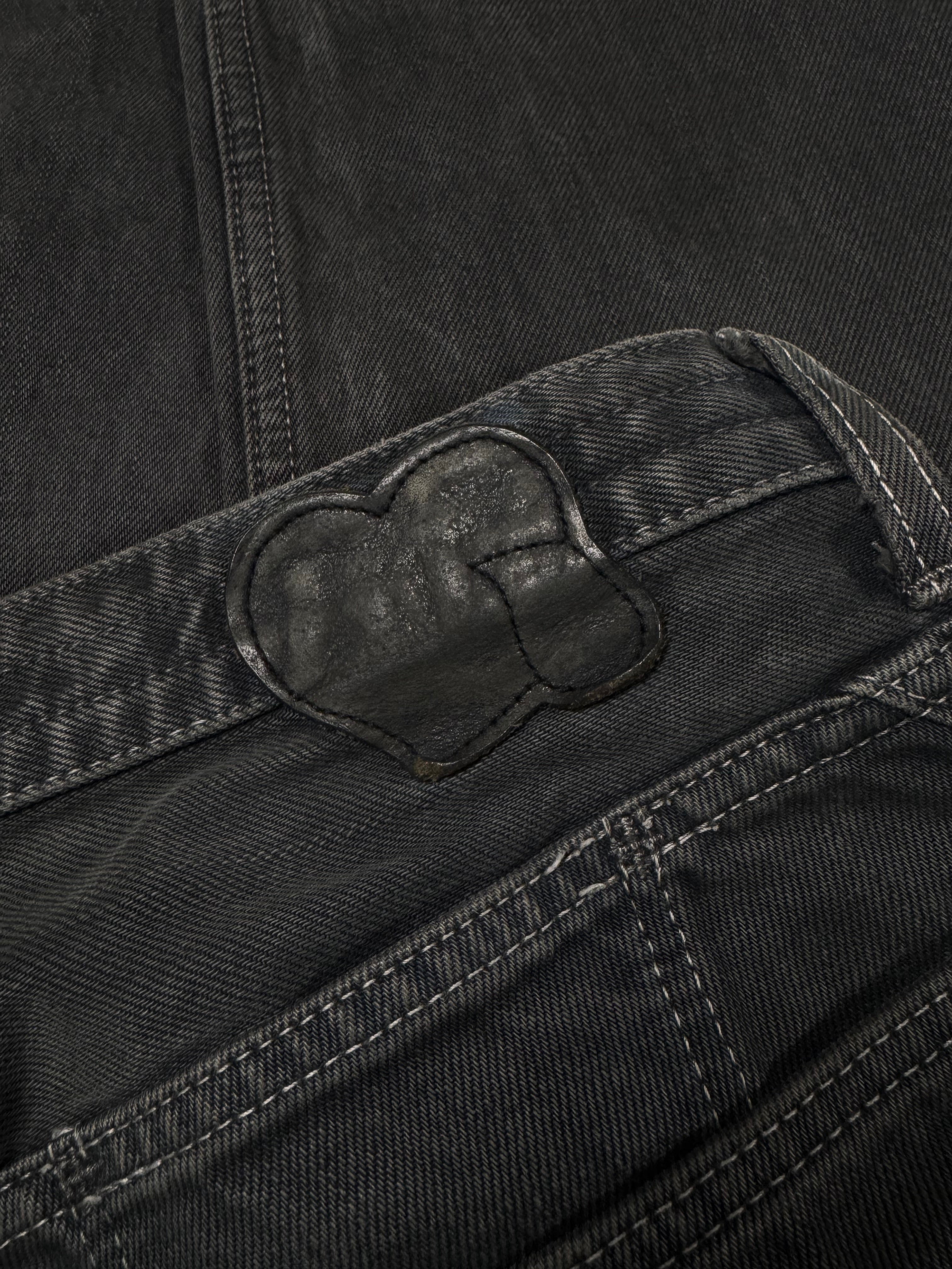 SS08 Number (N)ine “Birds” Mudwash Pain Denim